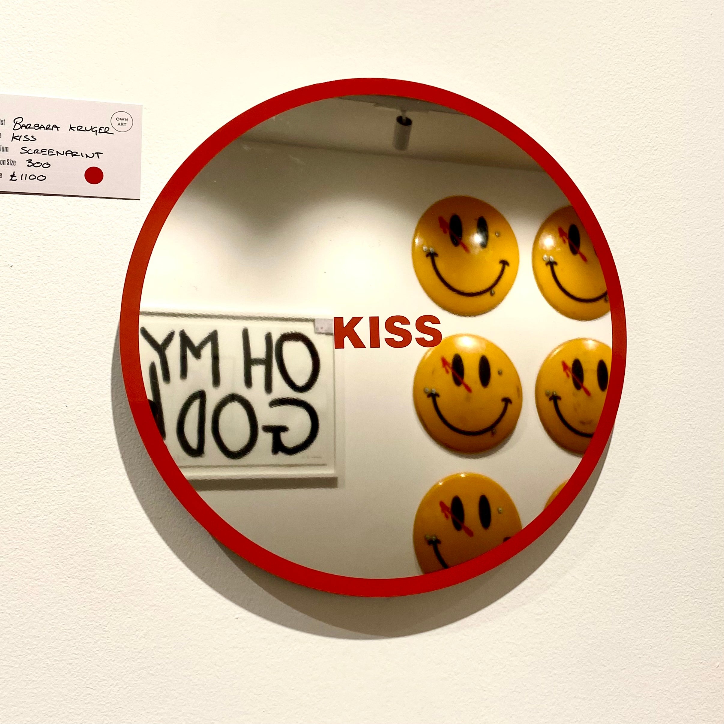 Kiss | Barbara Kruger | Helm Gallery