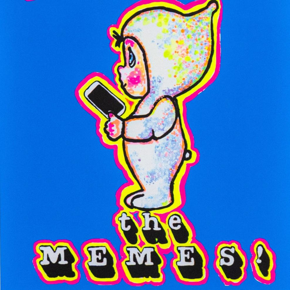 Pixel The Rabbit & Clock-Man | Art by Magda Archer | Helm Gallery